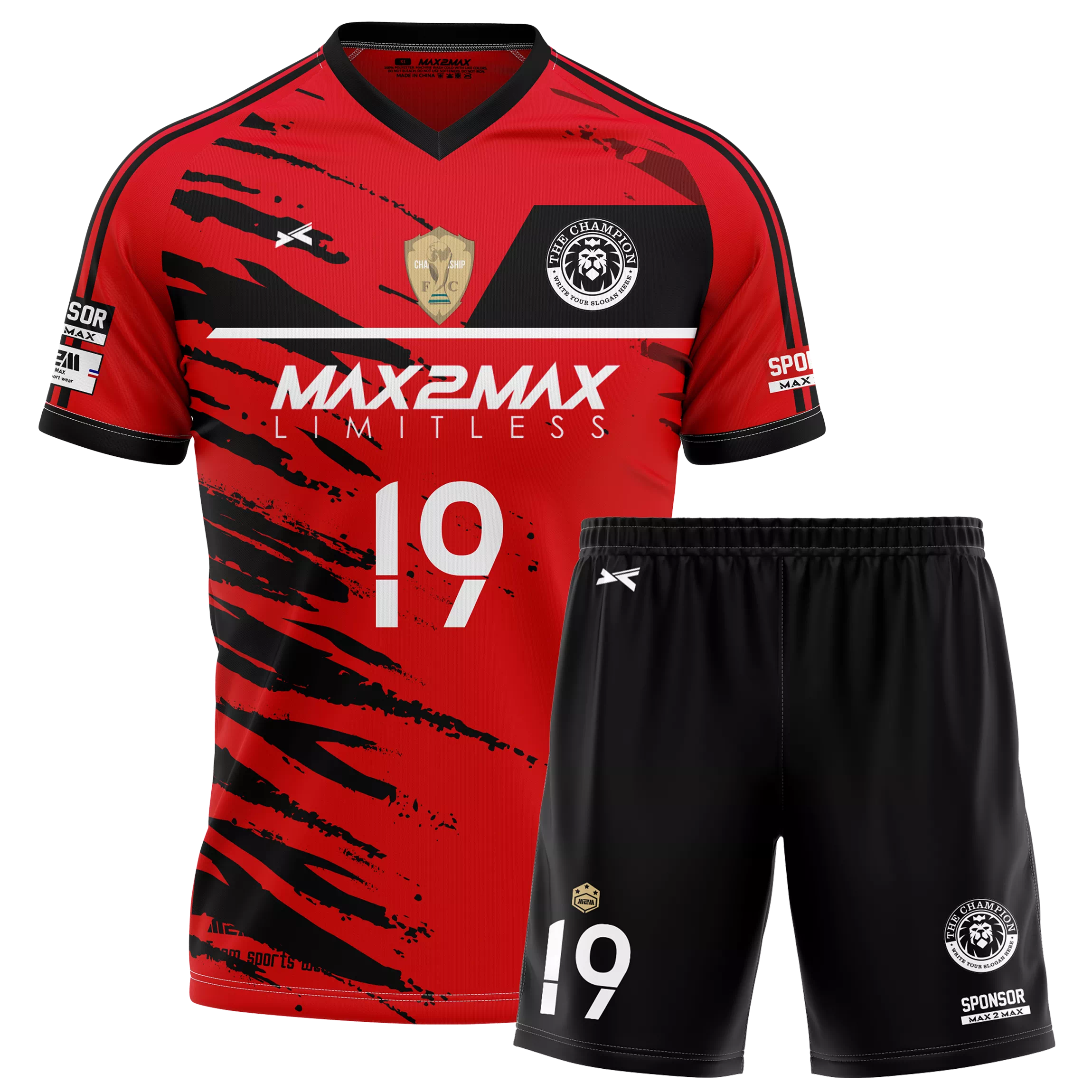 サッカーユニフォーム - 1118 - MAX2MAX