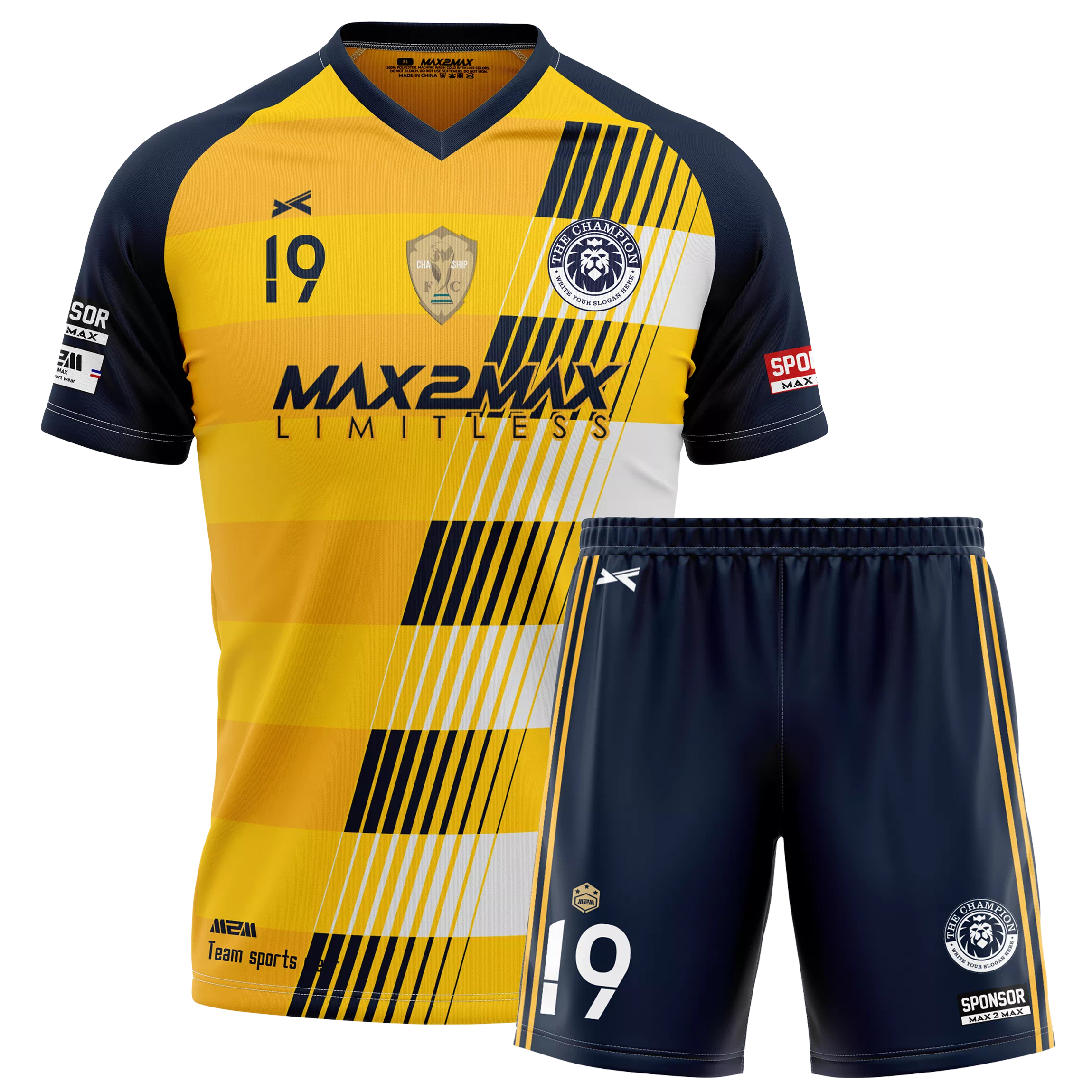 サッカーユニフォーム - 1120 - MAX2MAX