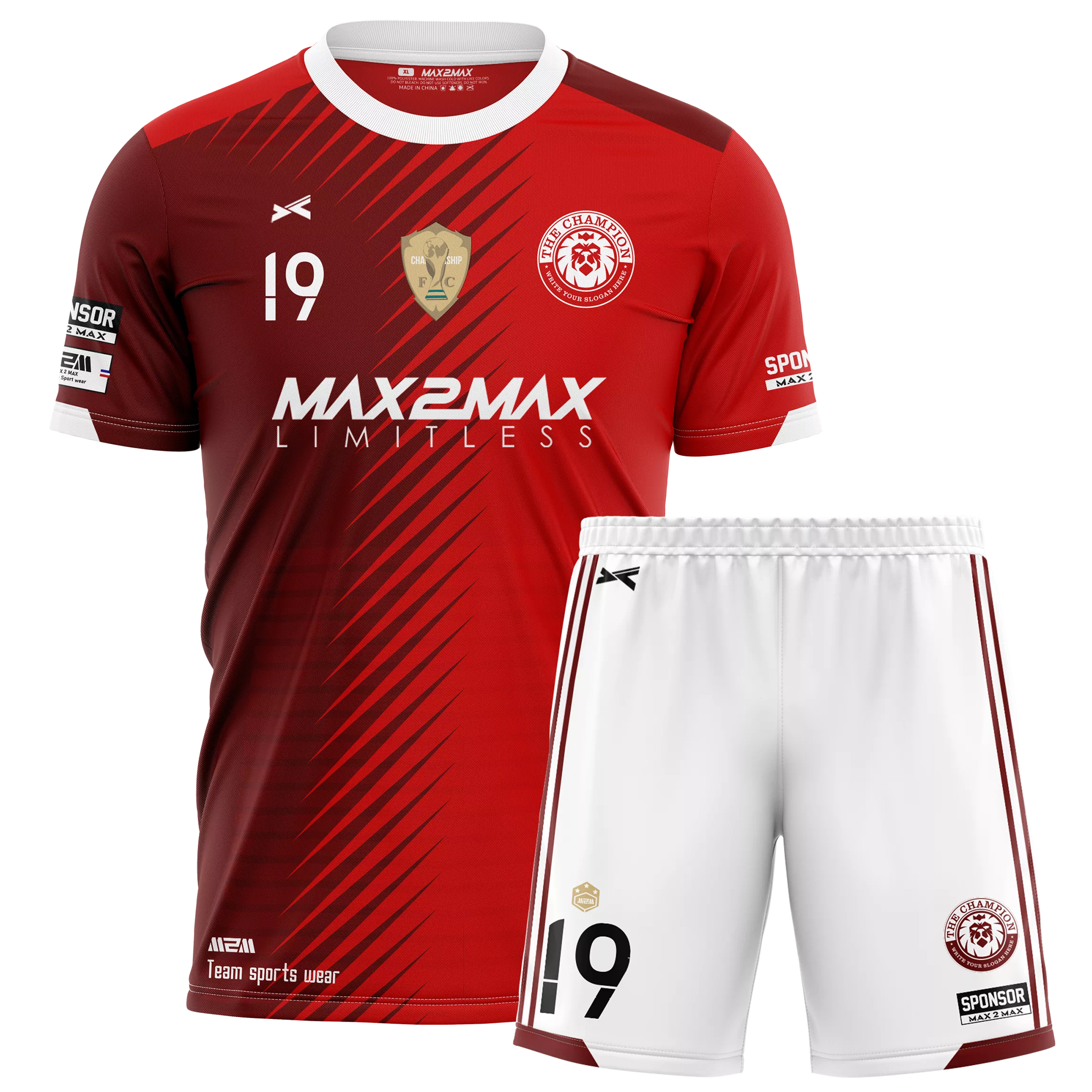 サッカーユニフォーム - 1140 - MAX2MAX