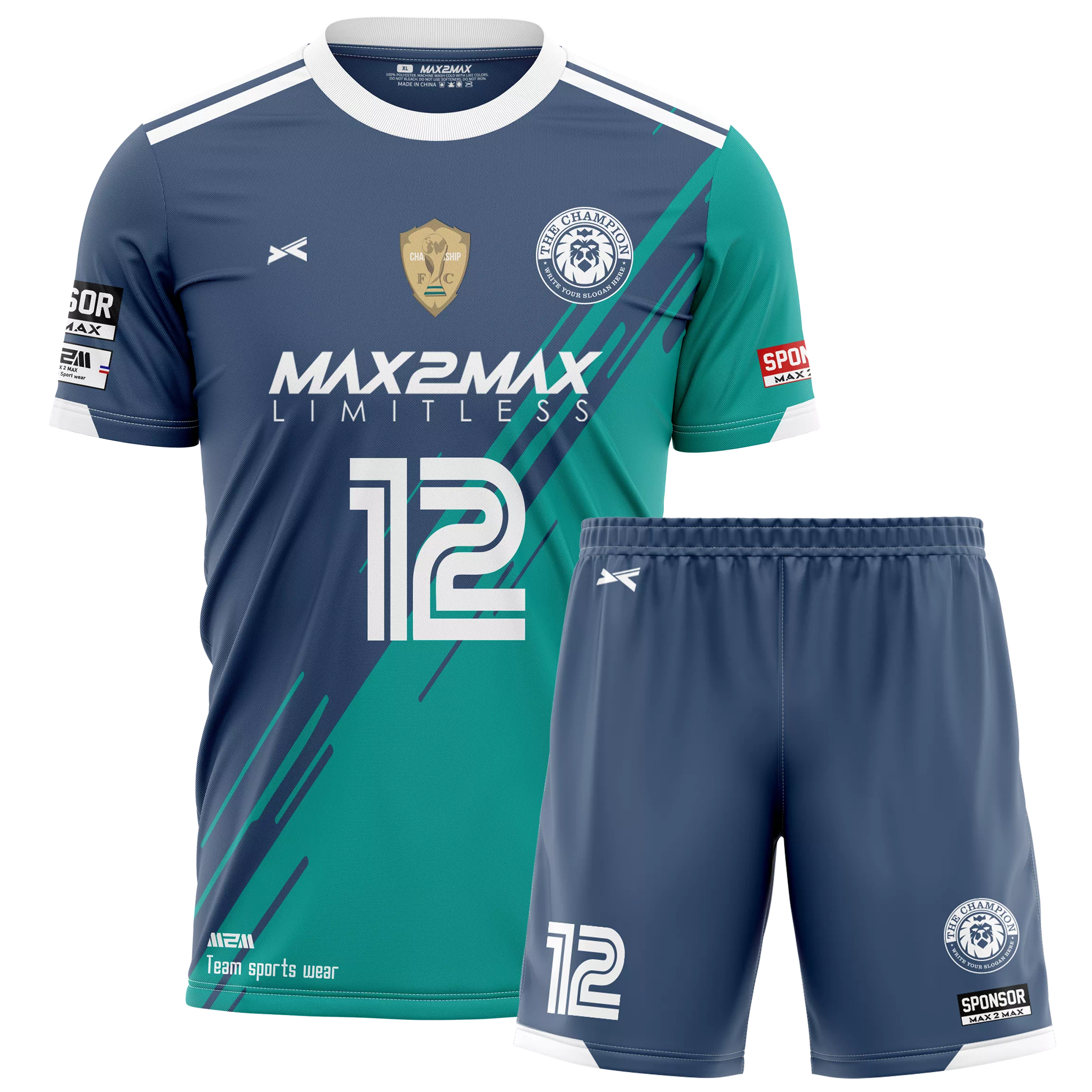 サッカーユニフォーム - 1192 - MAX2MAX