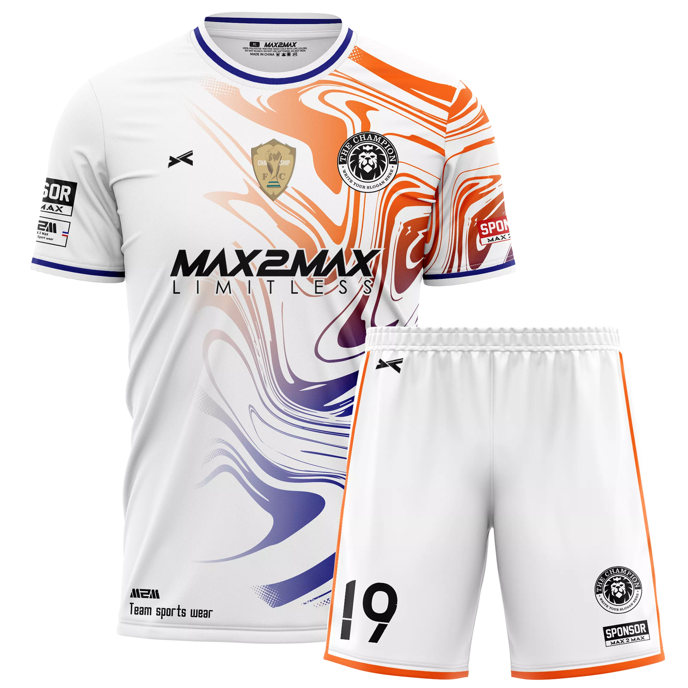 サッカーユニフォーム - 1228 - MAX2MAX