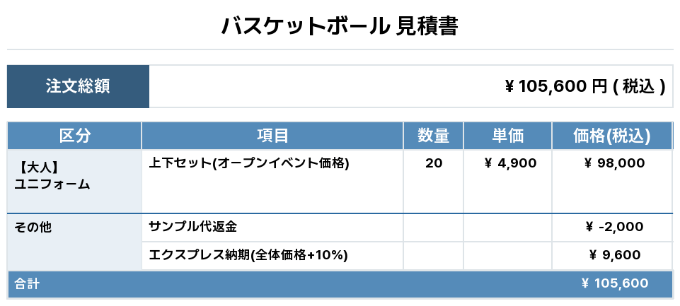 250409_EB-Will_1st/2nd_バスケ見積書 - MAX2MAX
