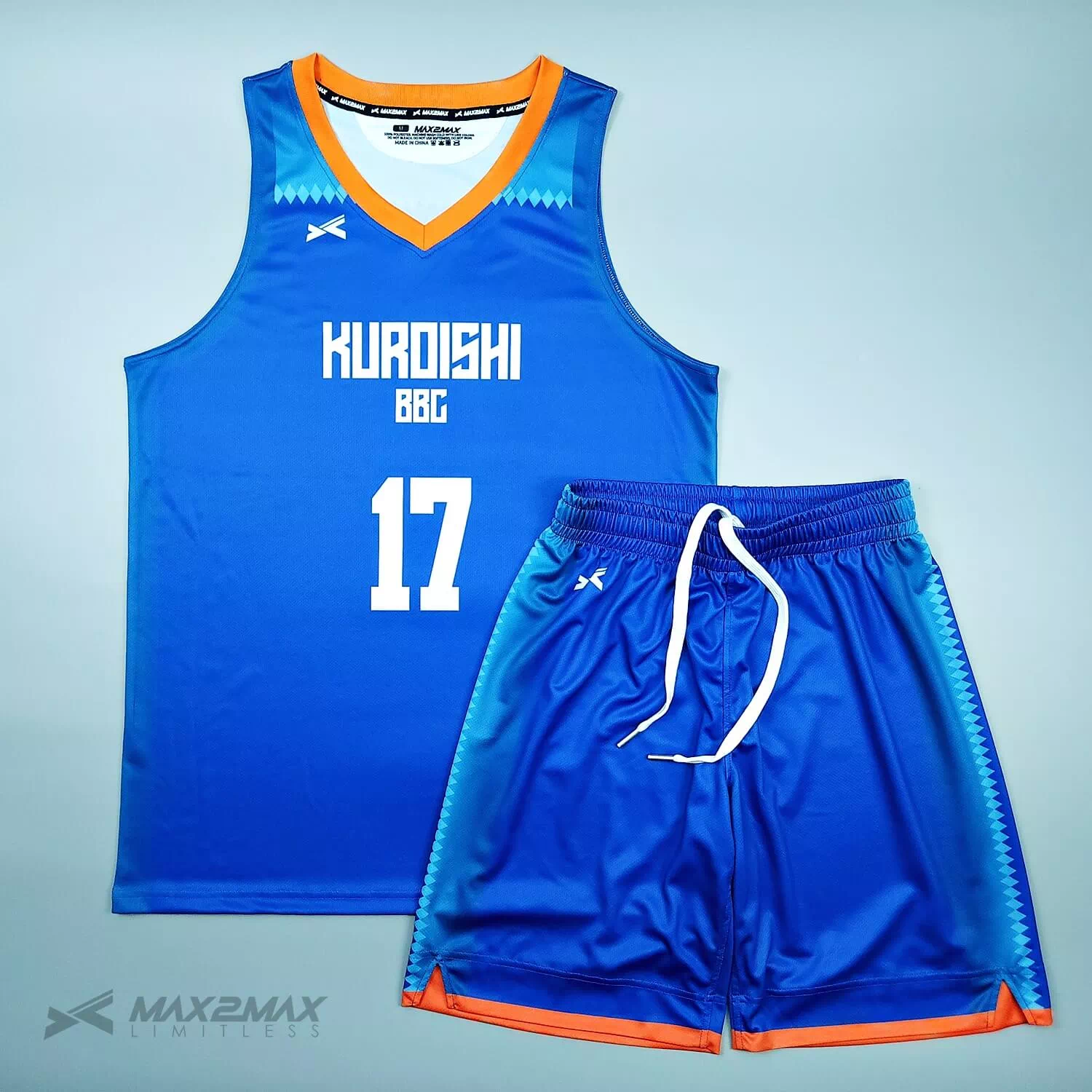 バスケ ユニフォーム KUROISHI BASKETBALL CLUB 1st - MAX2MAX